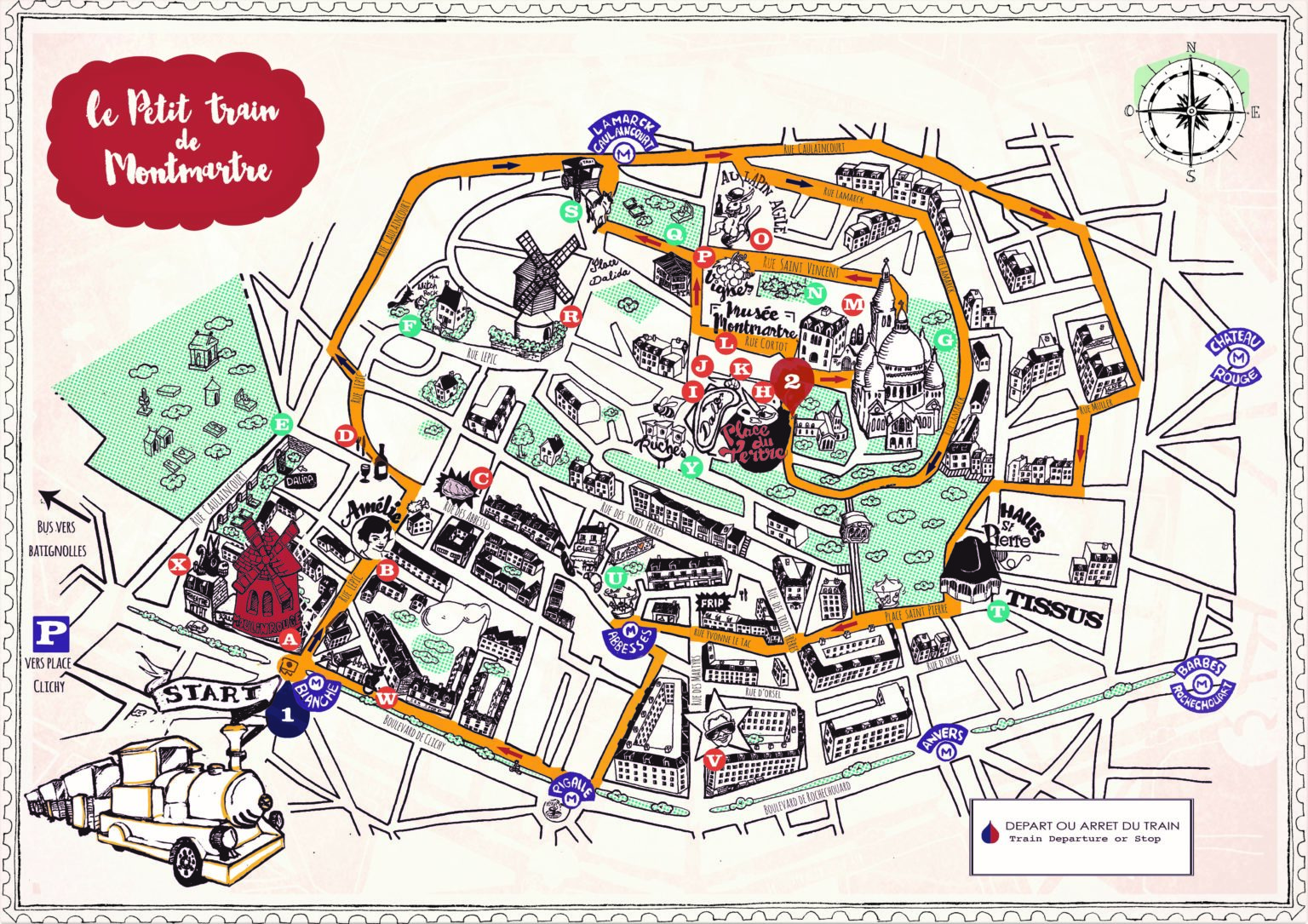 Montmartre’s little train | Promotrain